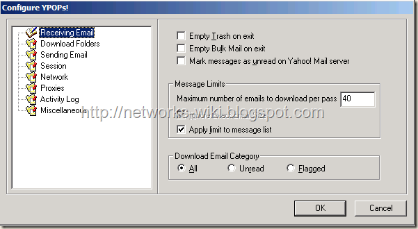 استقبال بريد الياهو على ميكروسوفت اوتلوك | Networks-Wiki